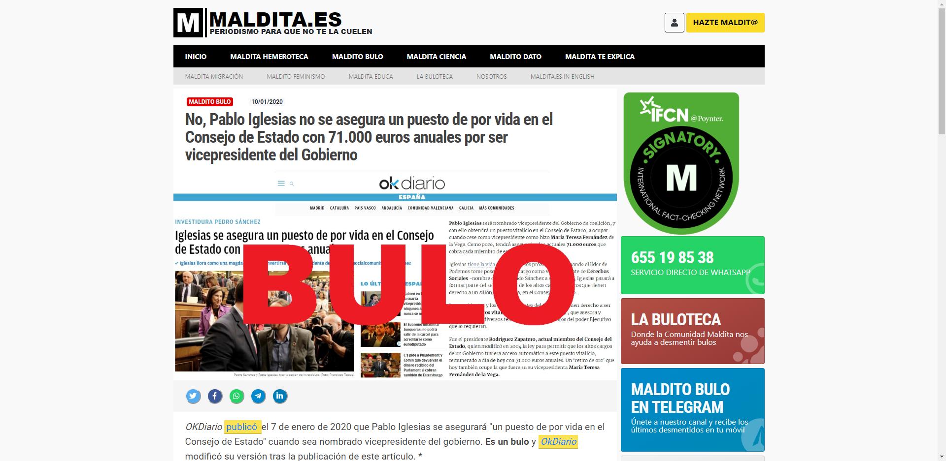 ¡Ya vale de bulos! – Bogando por la Red