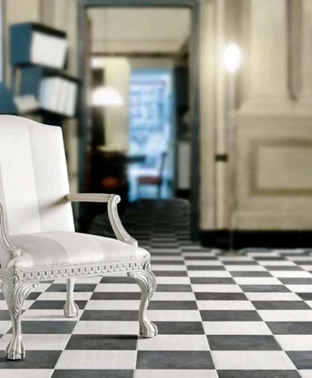 Suelos de damero, elegancia en estado puro – El espacio interior
