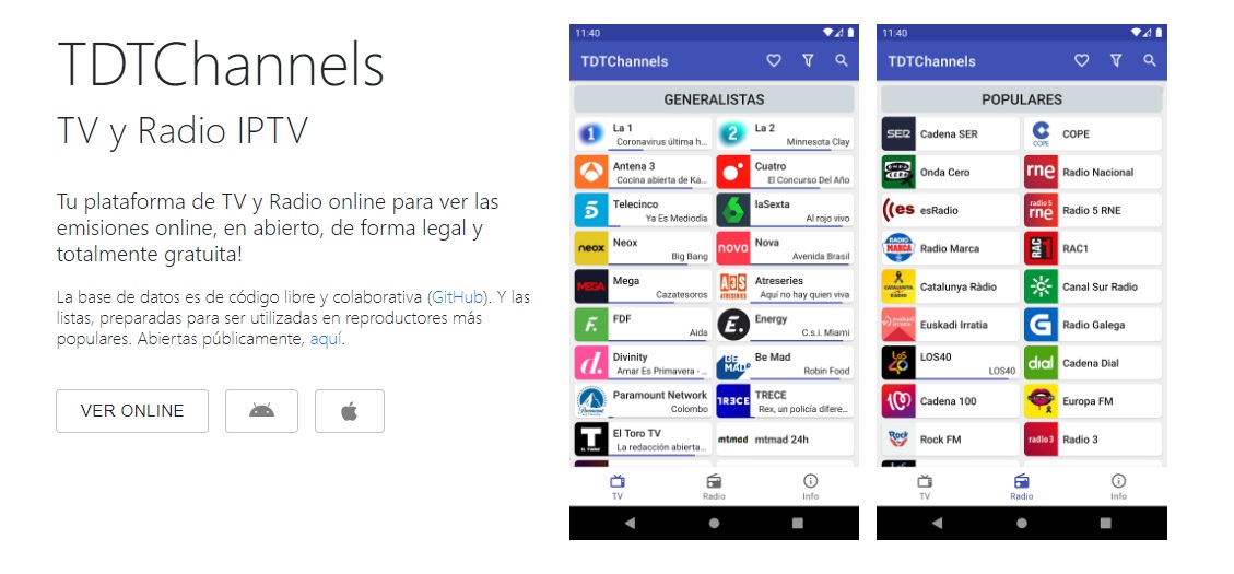 TDTChannels: cómo ver los canales TDT desde un smartphone o tablet – El ...